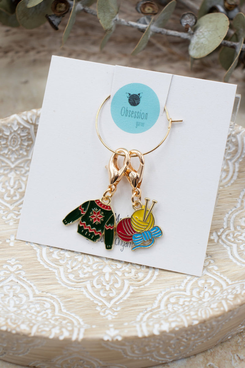 Yarn & Sweater Stitch Marker Set – Obsession Yarns